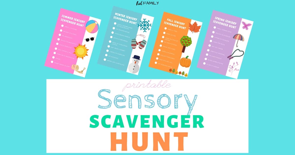 How to Create a Sensory Activities Scavenger Hunt for Kids | hol FAMILY