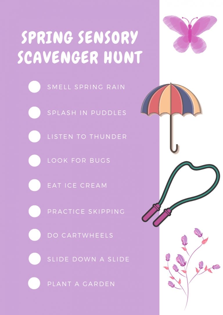 How to Create a Sensory Activities Scavenger Hunt for Kids | hol FAMILY